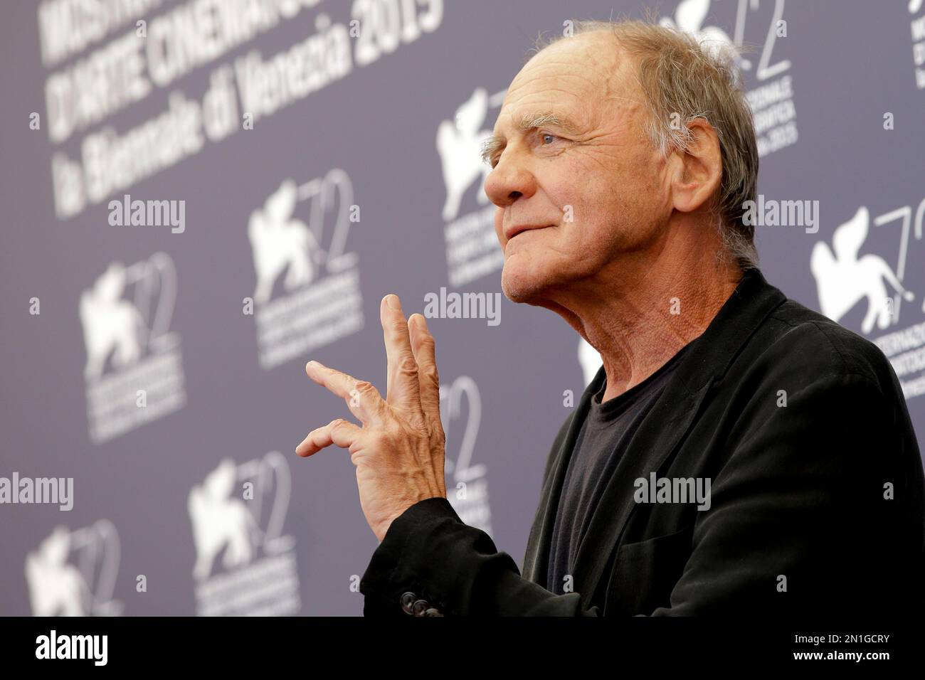 Actor Bruno Ganz poses during the photo call of the movie Remember, at ...