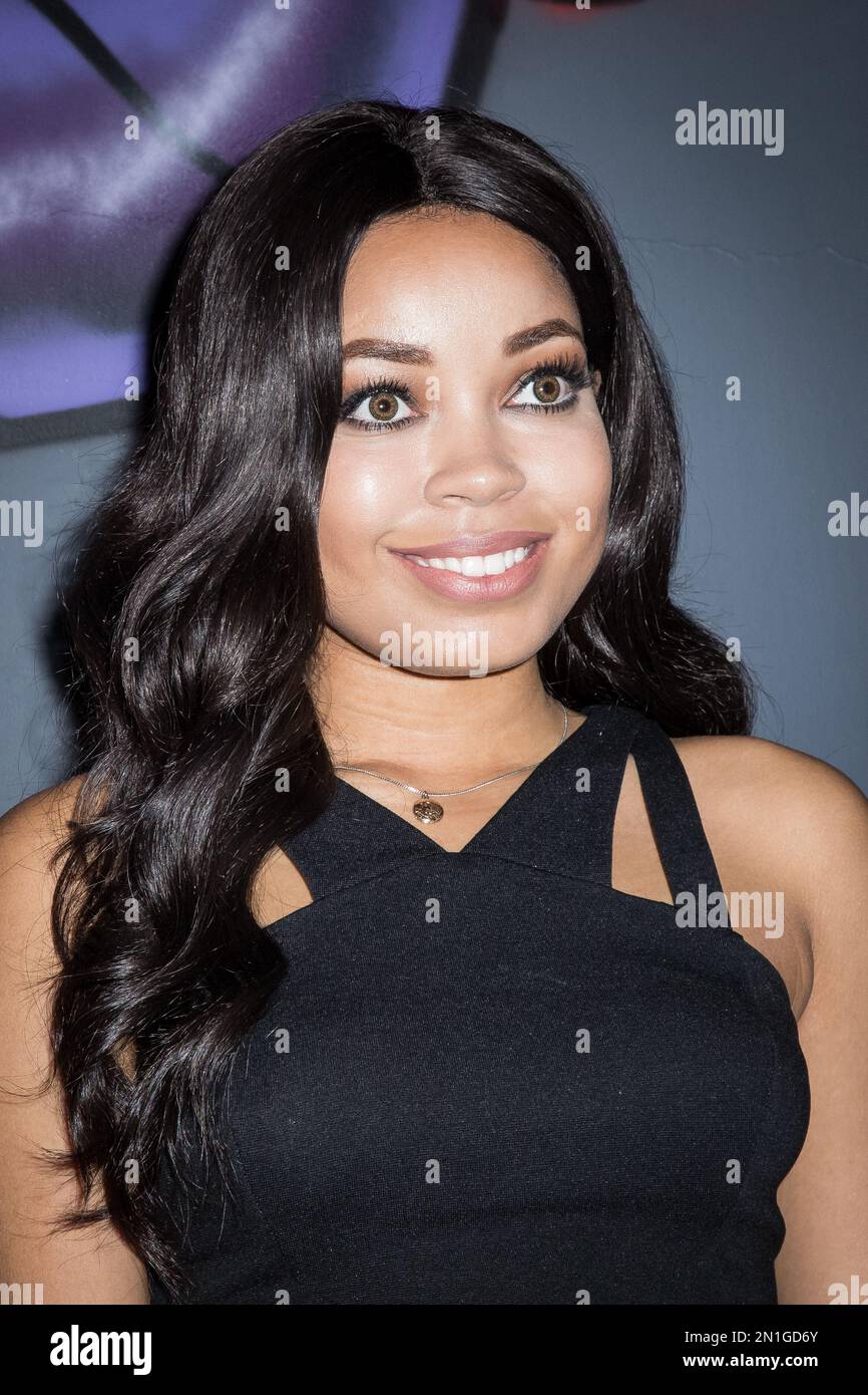 Dionne Bromfield poses for photographers upon arrival at the Notion ...