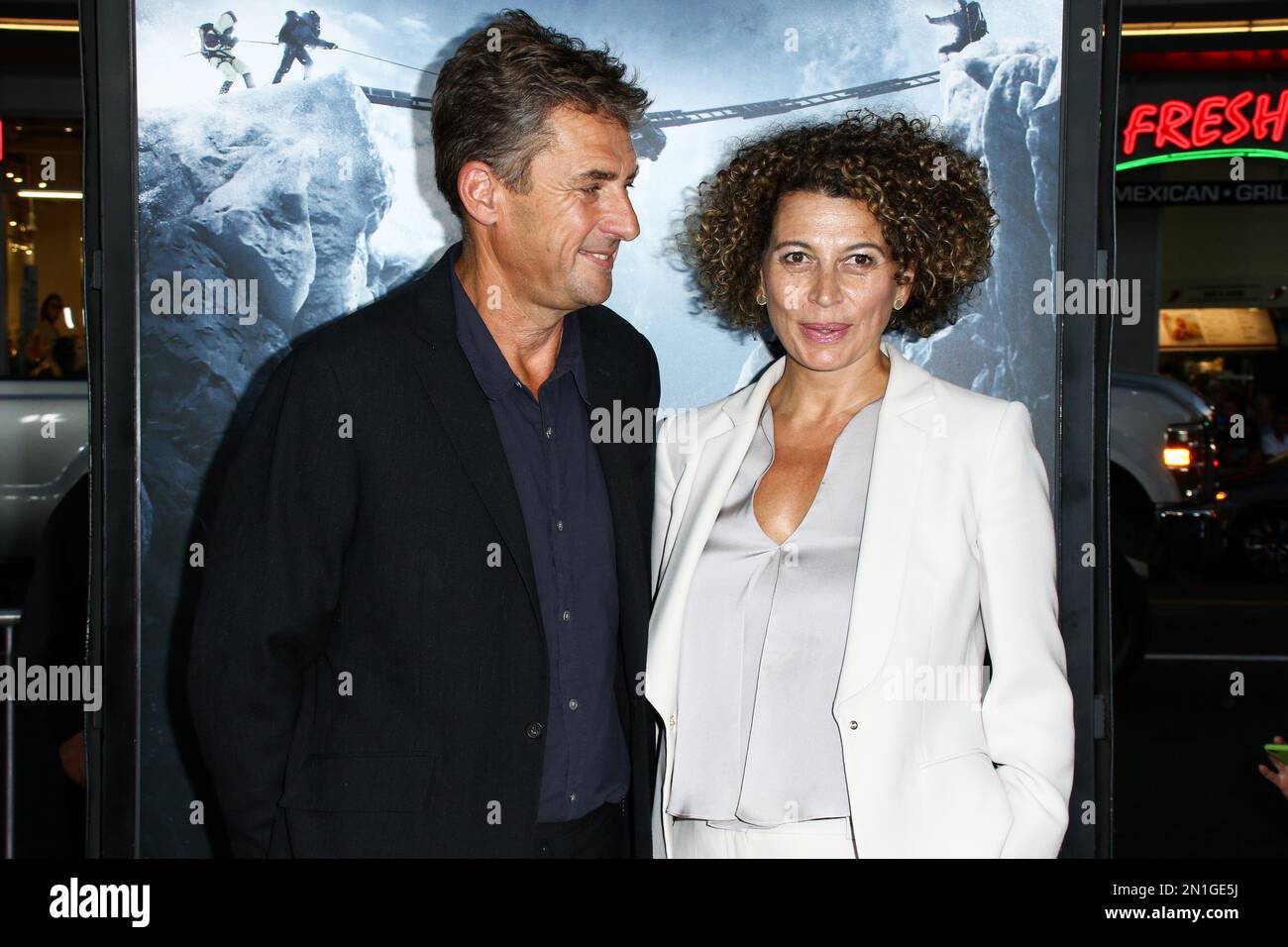 Producer Tim Bevan, left, and Chairman of Universal Pictures Donna ...