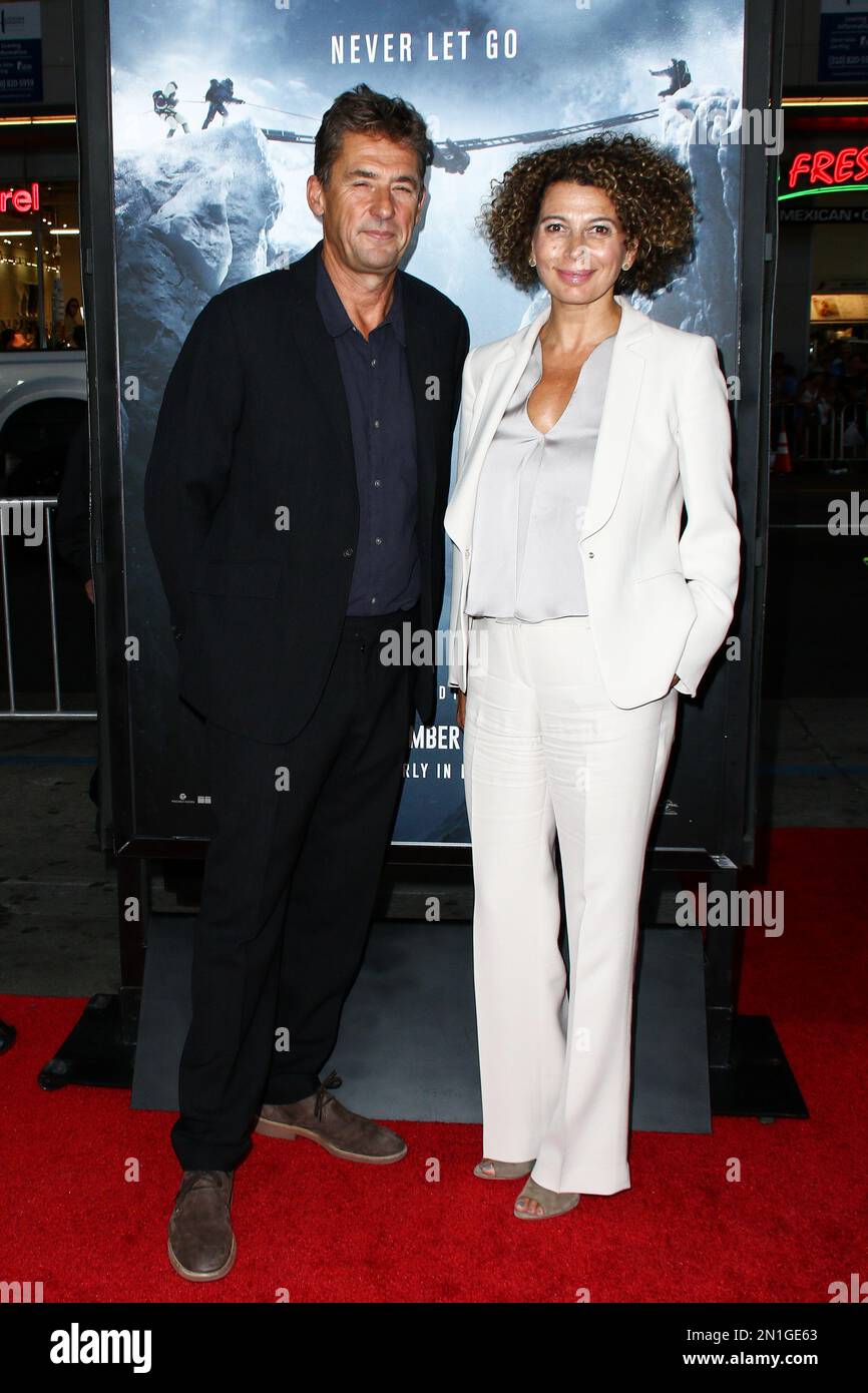 Producer Tim Bevan, left, and Chairman of Universal Pictures Donna ...