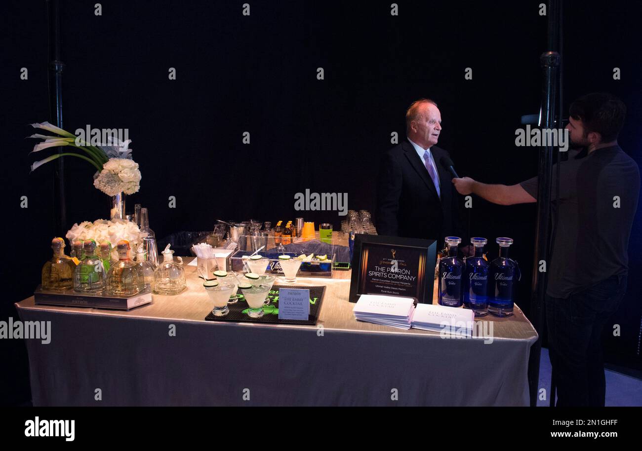 Patron Spirits display seen at 67th Emmy Awards Governors Ball Preview ...
