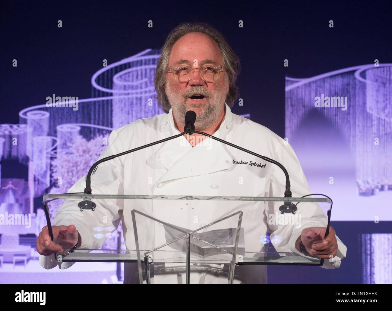 Chef and founder of Patina Group Joachim Splichal seen at 67th Emmy ...