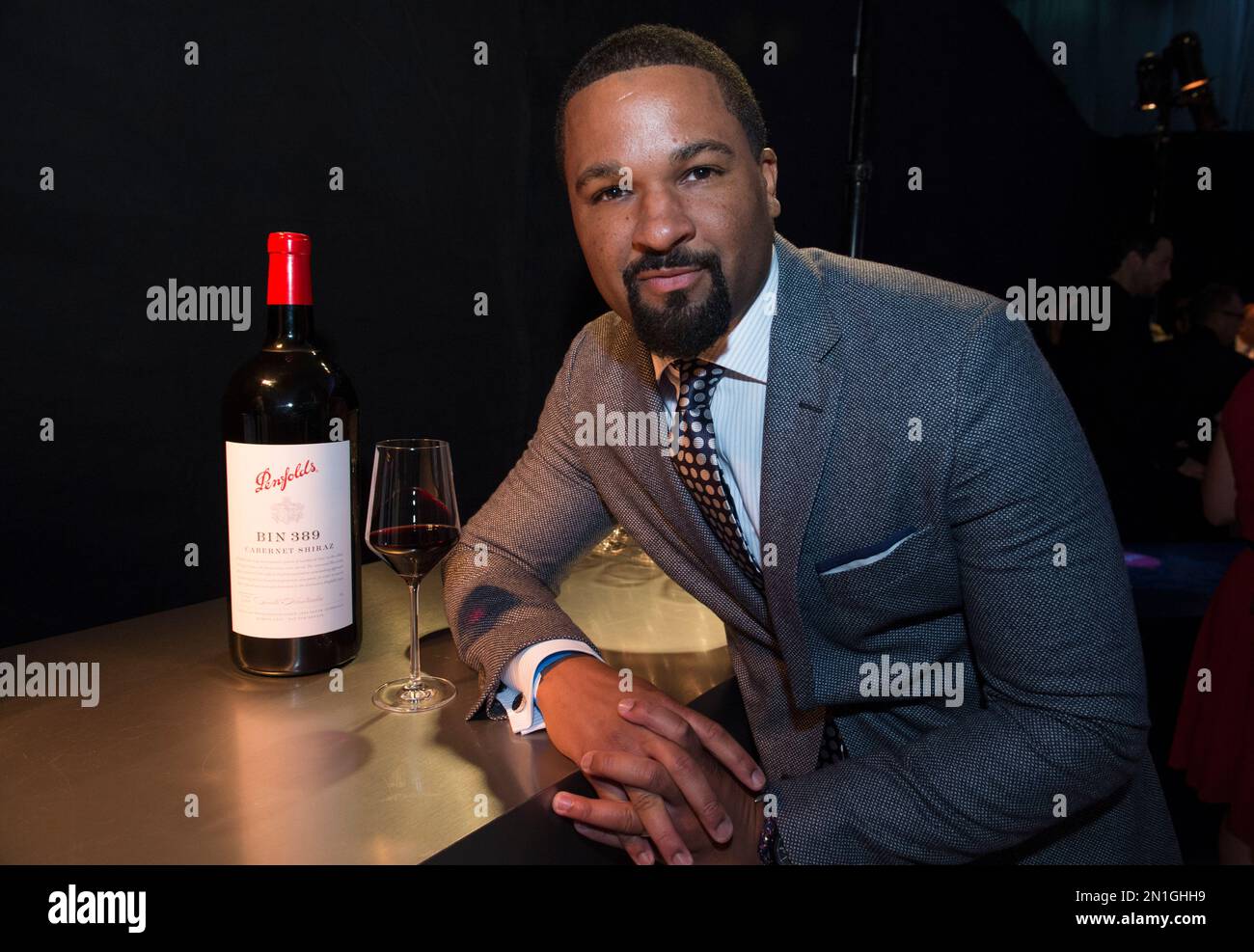 DLynn Proctor, Ambassador Penfolds seen at 67th Emmy Awards Governors ...