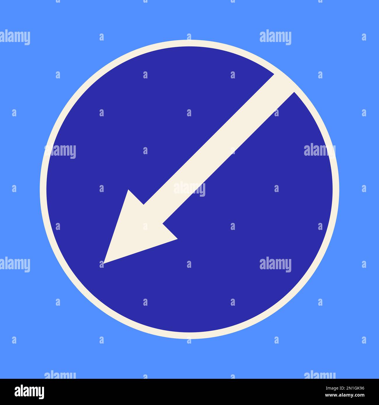 Icon obstacle avoidance on the left. Vector clipart Stock Vector Image ...