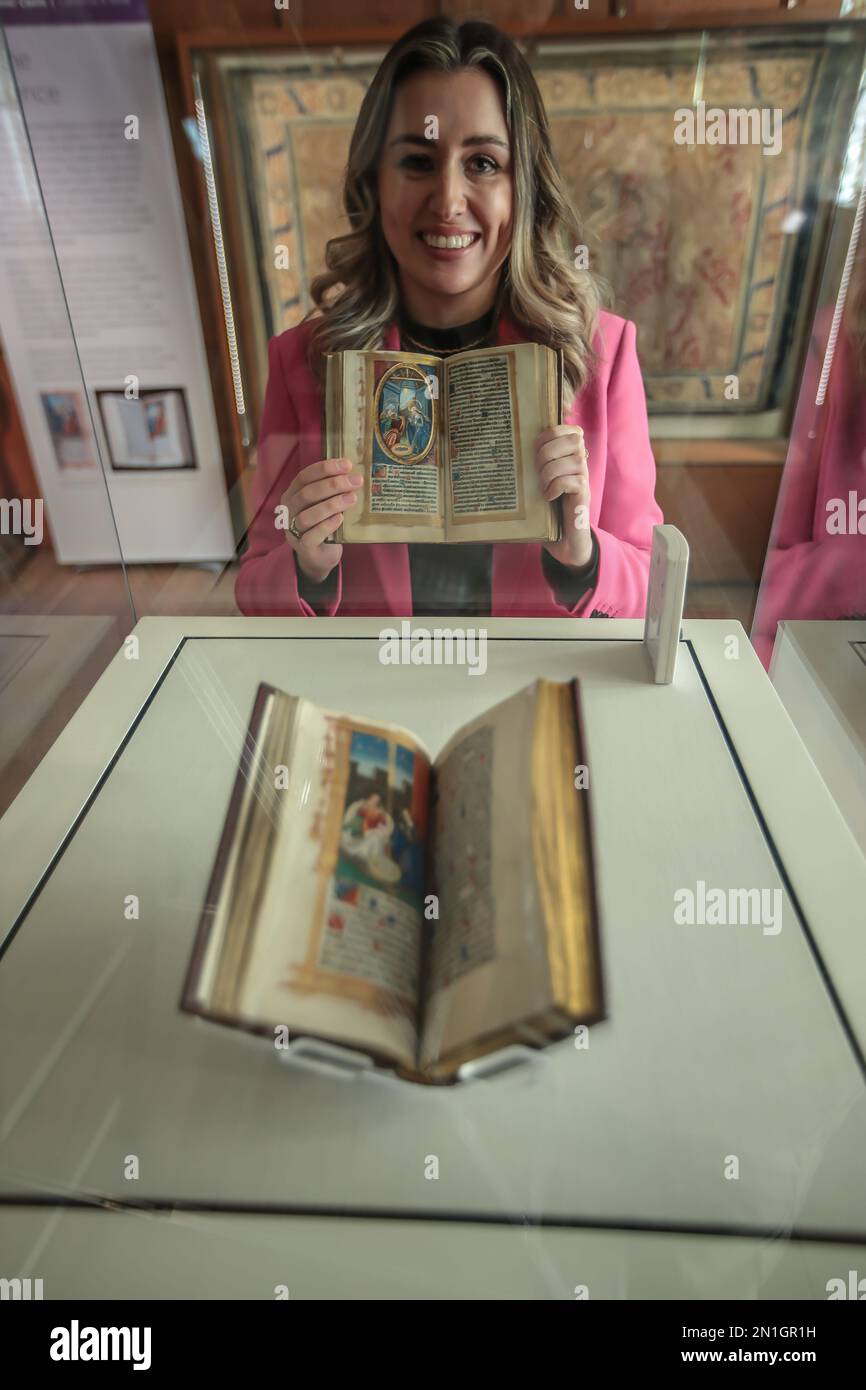 Hever Castle , Kent, UK 6 February 2023 Kate McCaffrey (Pictured) spent ...