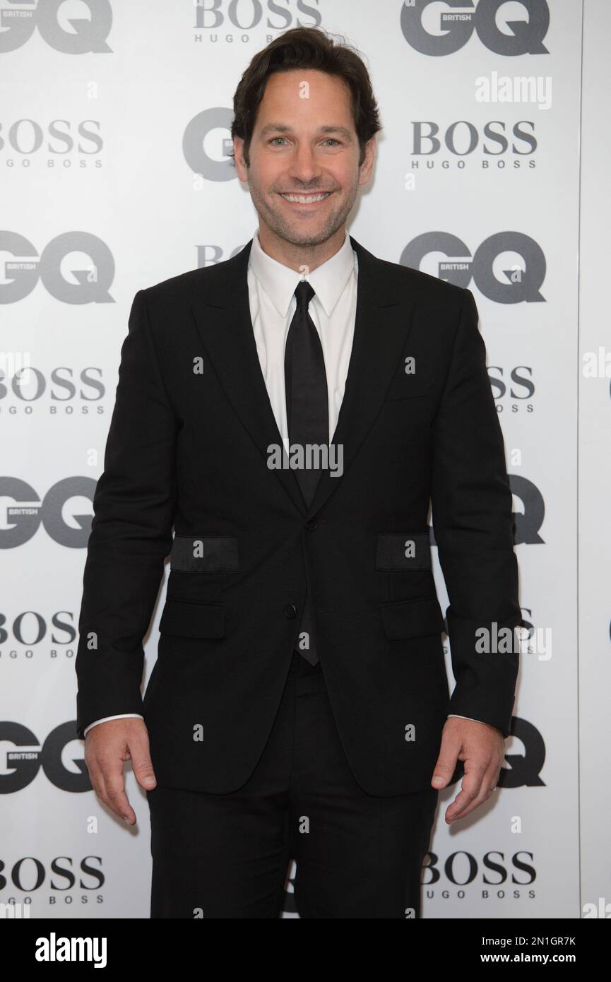 Paul Rudd poses for photographers at the GQ Men of the Year Awards 2015 ...
