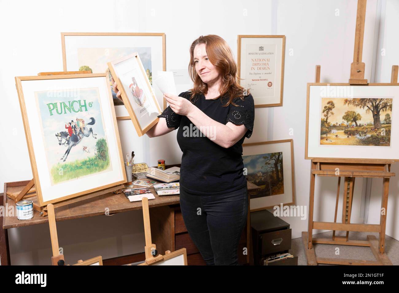 PHOTO:JEFF GILBERT 31st January 2023. 100 years of Norman Thelwell 'The ...