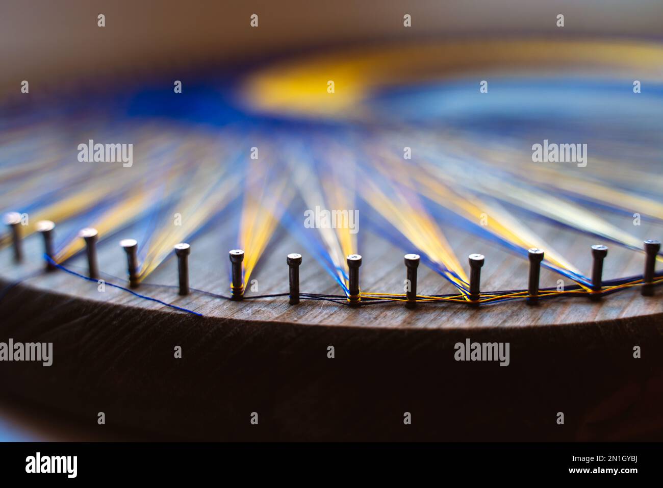 Nails design with geometric pattern hi-res stock photography and images ...