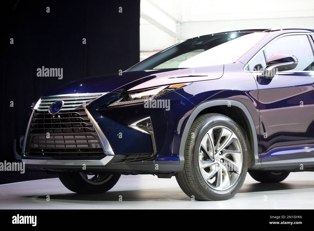 FILE - In this April 1, 2015 file photo, the 2016 Lexus RX Hybrid is ...