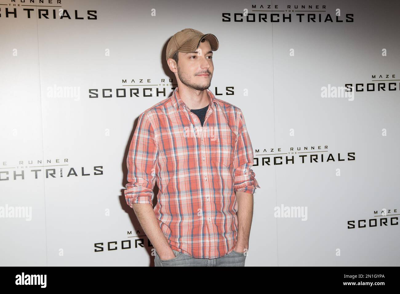 Director Wes Ball poses for photographers upon arrival at the premiere ...