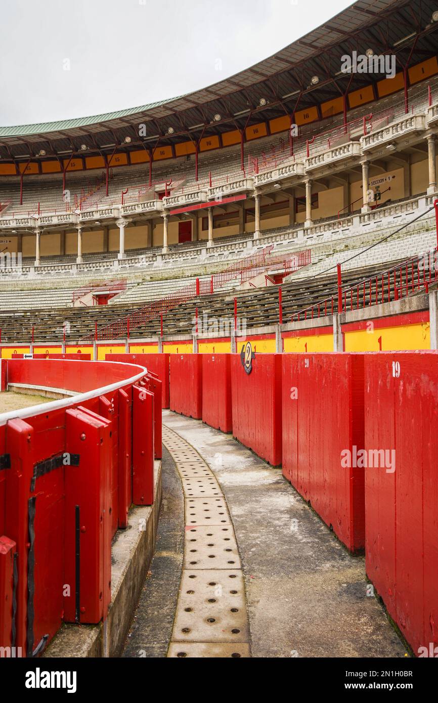 Pamplona Bullring, Plaza de Toros, final destination for the running of ...