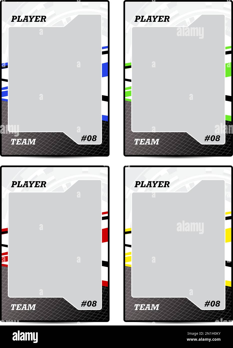 Trading card vector vectors hi-res stock photography and images - Alamy