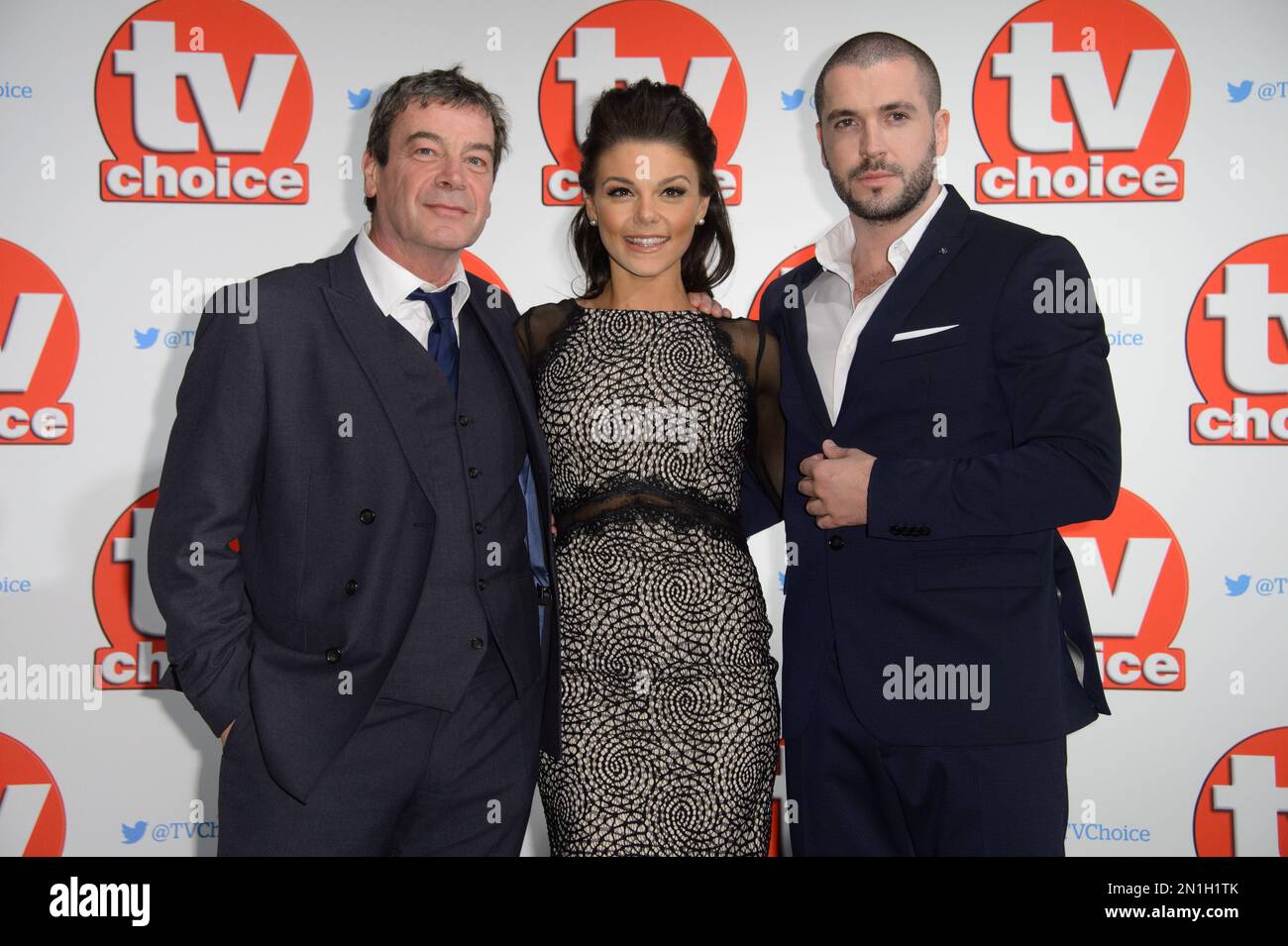 Richard Hawley, Faye Brooks and Shayne Ward pose for photographers at ...
