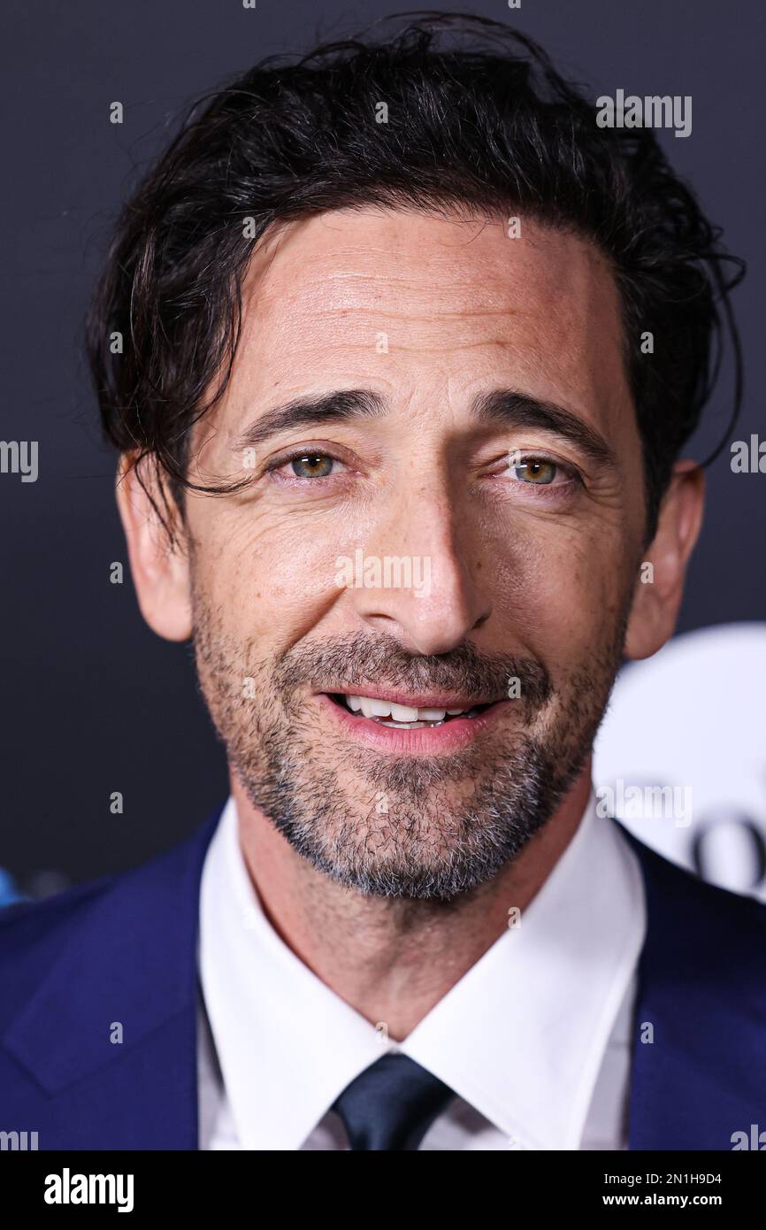 LOS ANGELES, CALIFORNIA, USA - FEBRUARY 05: American actor Adrien Brody ...