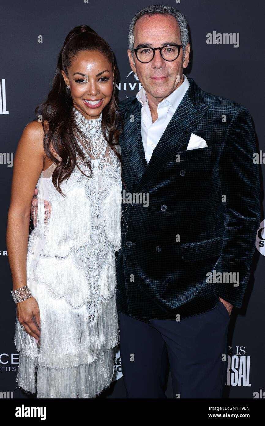 LOS ANGELES, CALIFORNIA, USA - FEBRUARY 05: Angelina Lipman and Monte ...