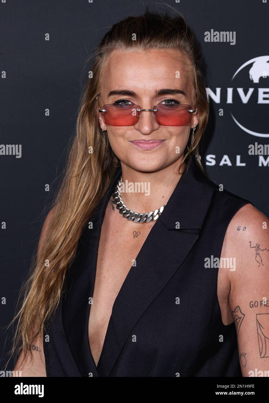 LOS ANGELES, CALIFORNIA, USA - FEBRUARY 05: Australian singer ...