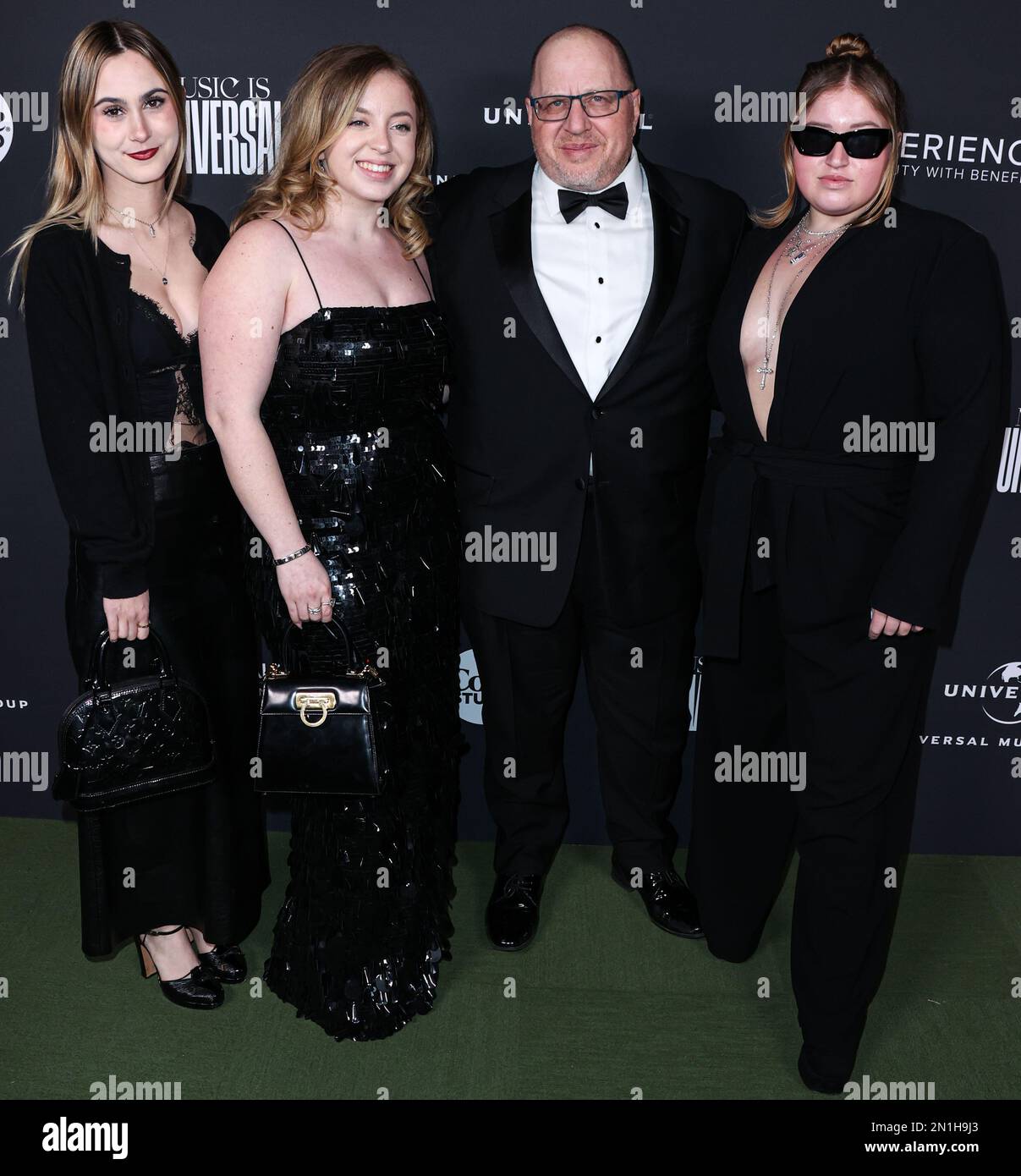 LOS ANGELES, CALIFORNIA, USA - FEBRUARY 05: Lucie Berman, Steve Berman ...