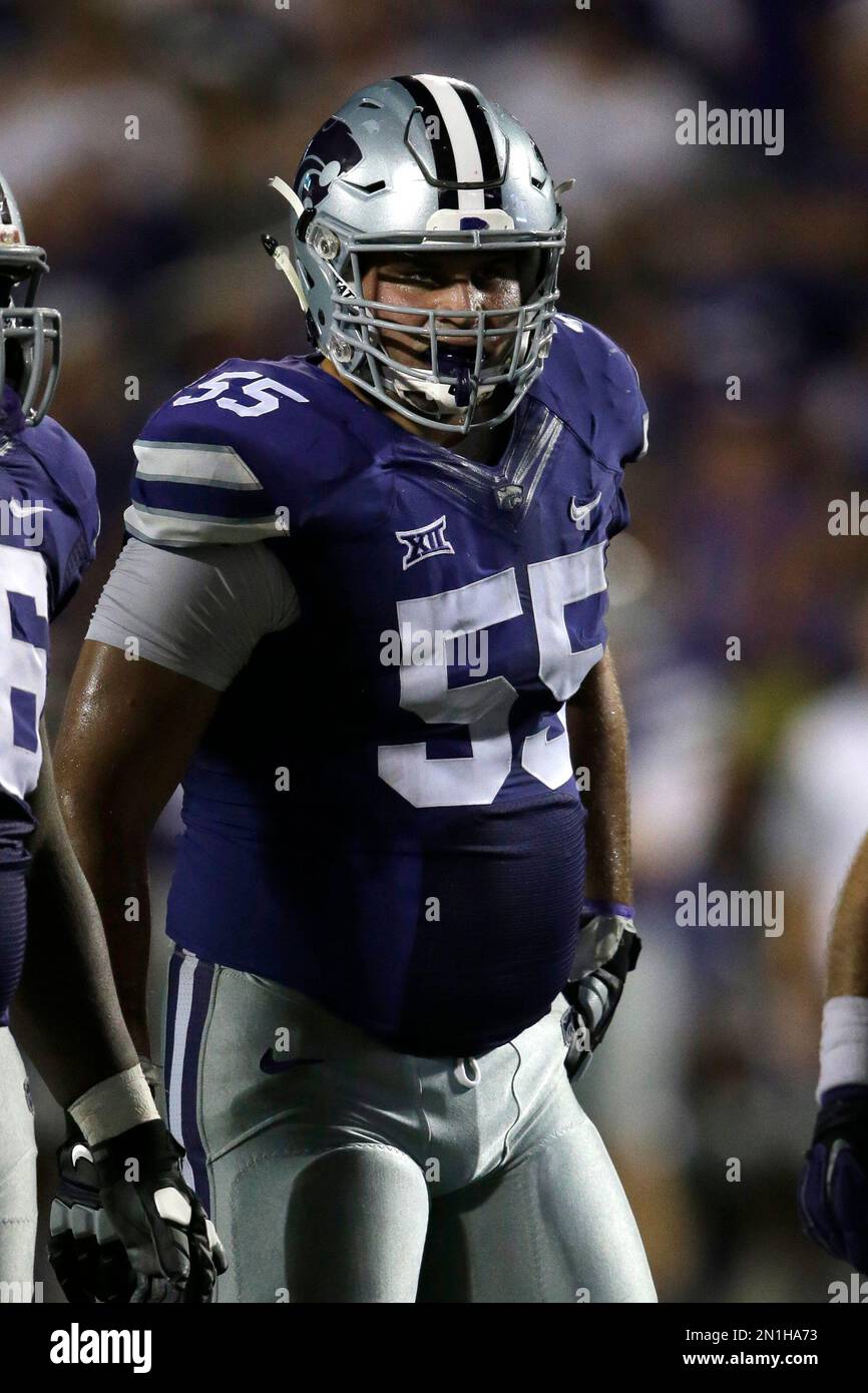 Kansas State offensive lineman Cody Whitehair (55) during the second ...