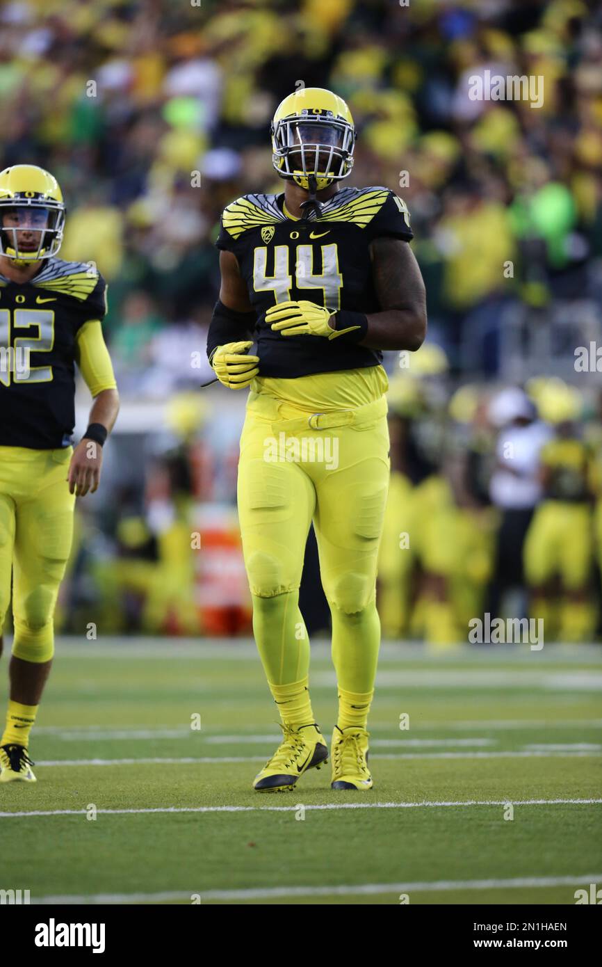 Oregon defensive lineman DeForest Buckner (44) is seen during the ...