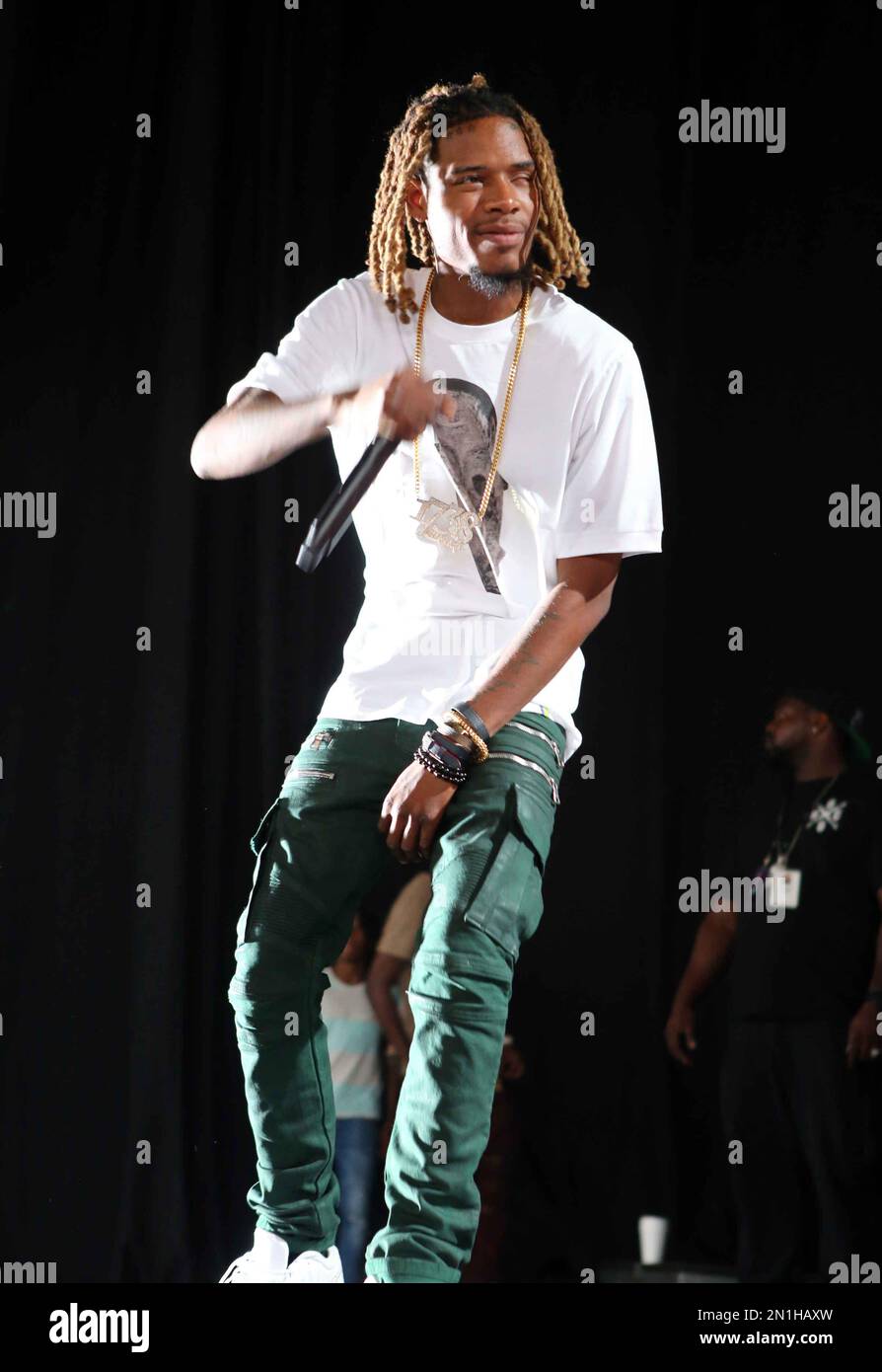 Fetty Wap performs during the One Hell of a Nite Tour 2015 at Aaron's ...