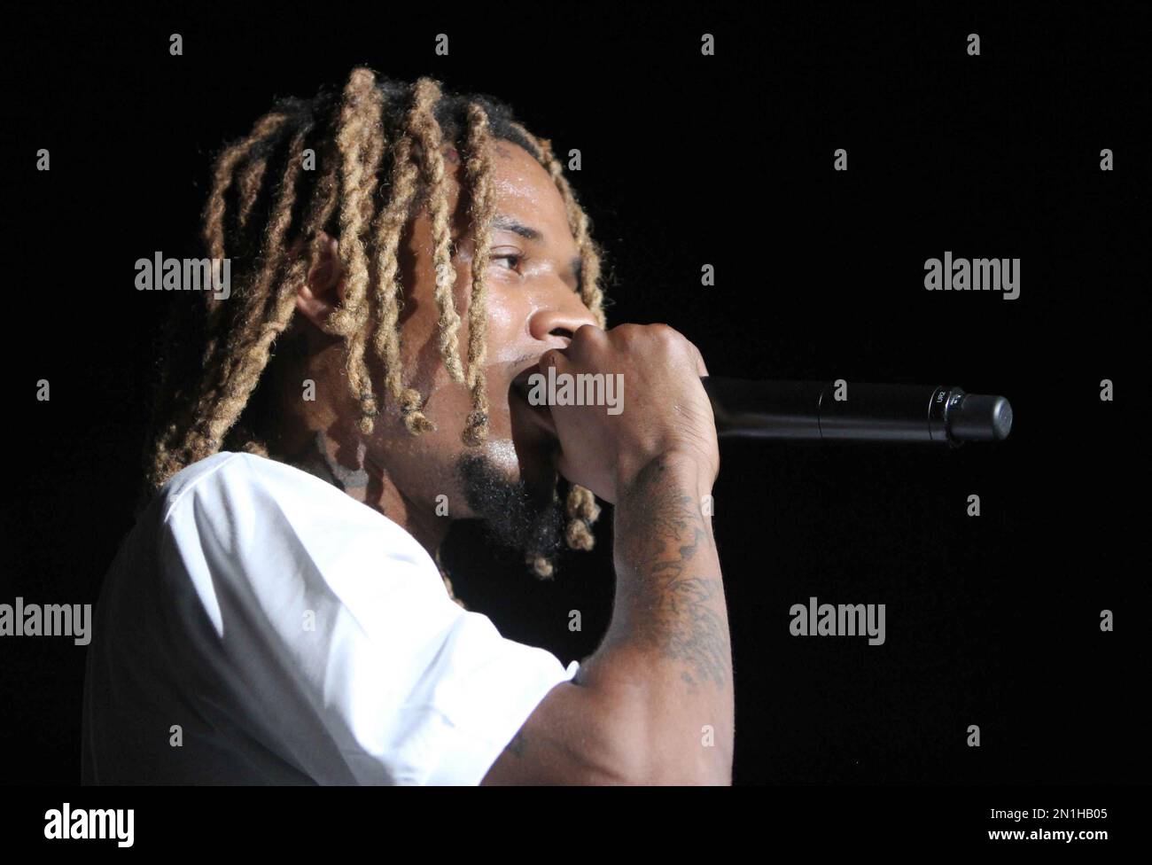 Fetty Wap performs during the One Hell of a Nite Tour 2015 at Aaron's ...