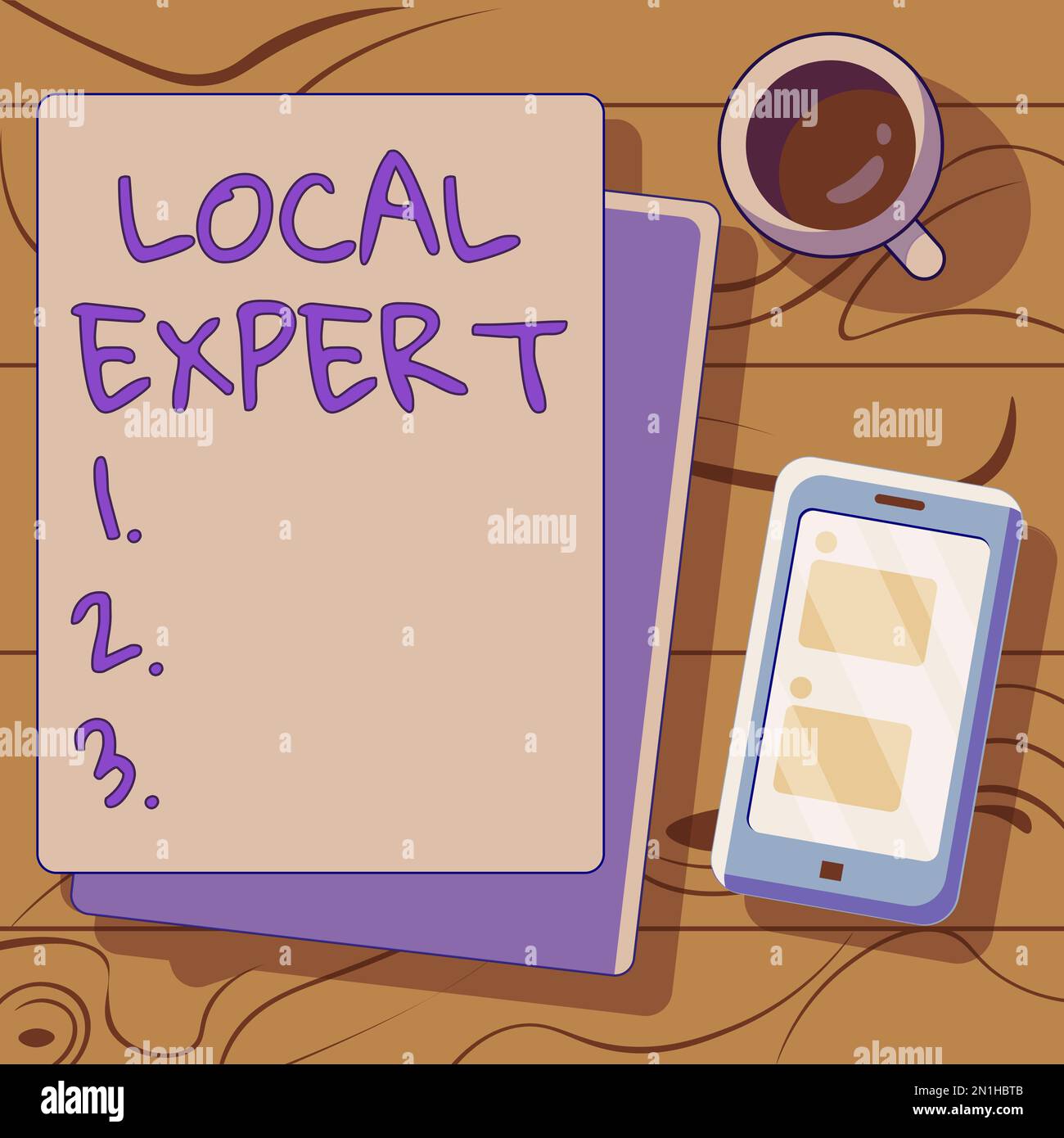 Hand writing sign Local Expert. Business concept offers expertise and ...