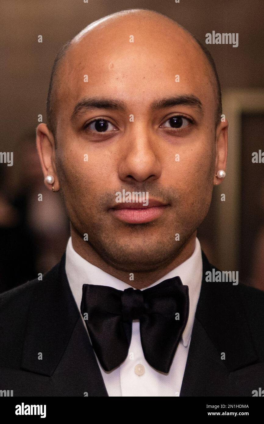 Keeran Anwar Blessie poses for photographers upon arrival at the ...