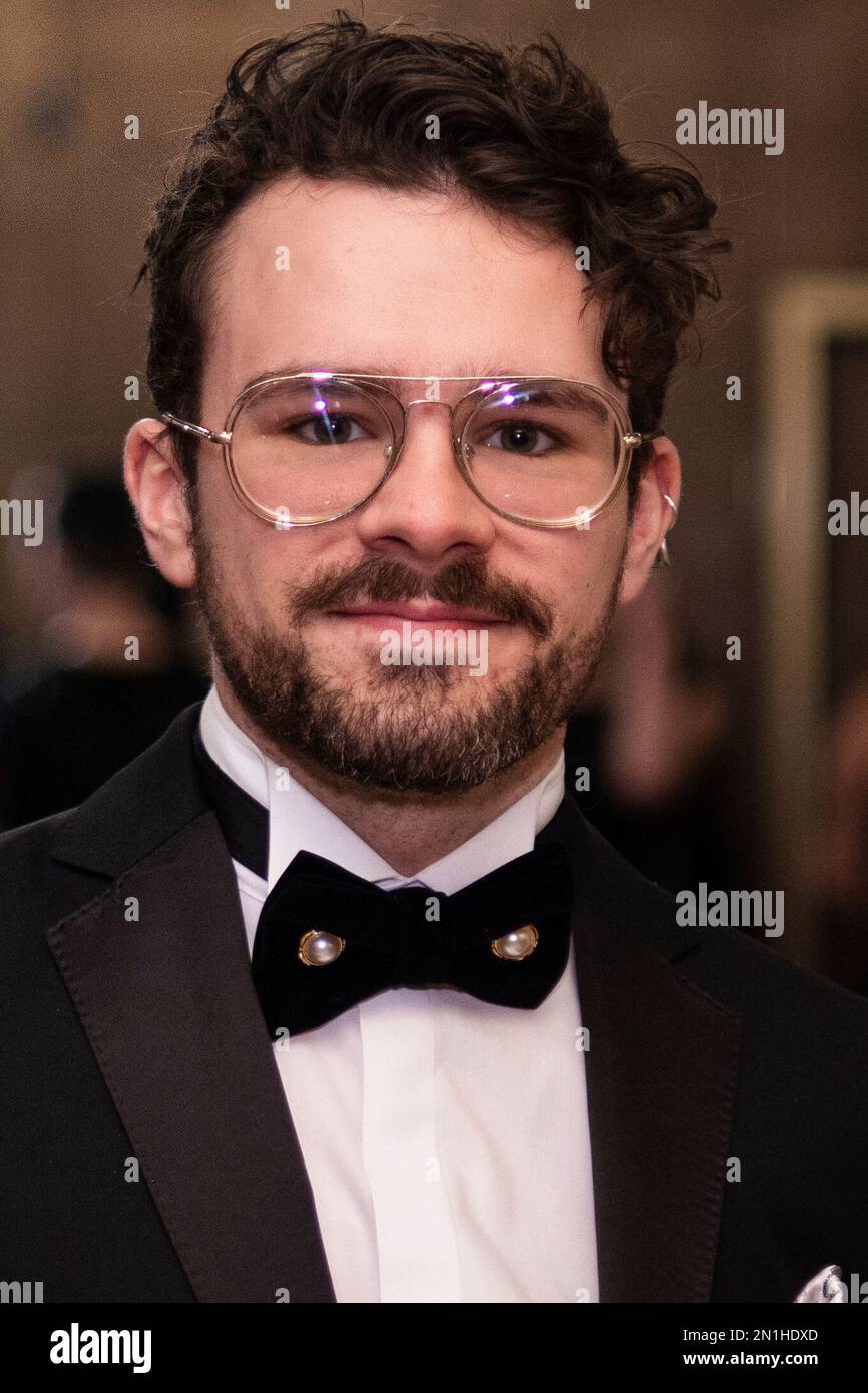 Benjamin Jacob Smith poses for photographers upon arrival at the Critics' Circle Film Awards in ...