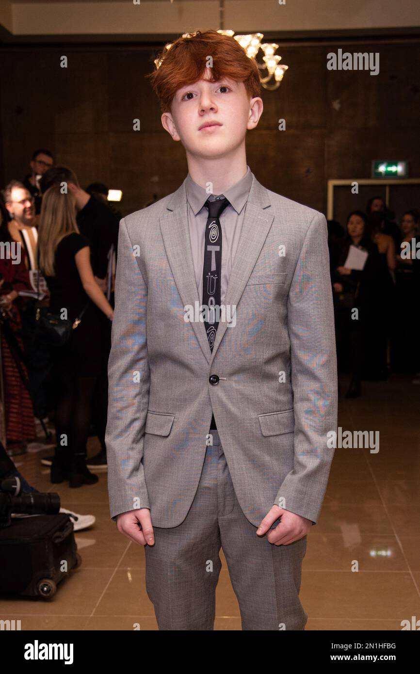 Gregory Mann poses for photographers upon arrival at the Critics ...