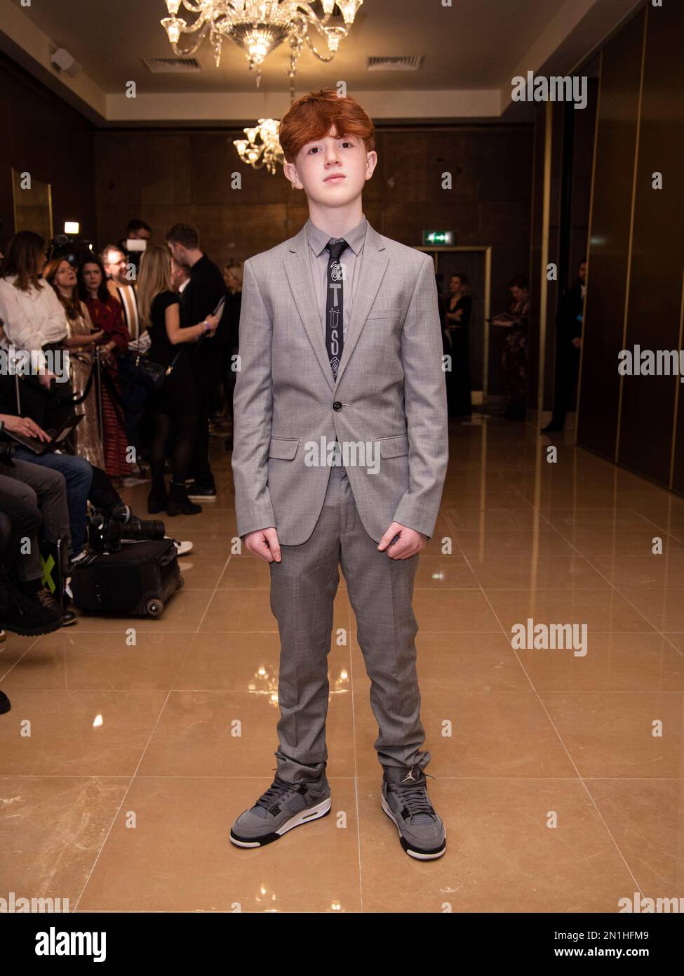 Gregory Mann poses for photographers upon arrival at the Critics ...