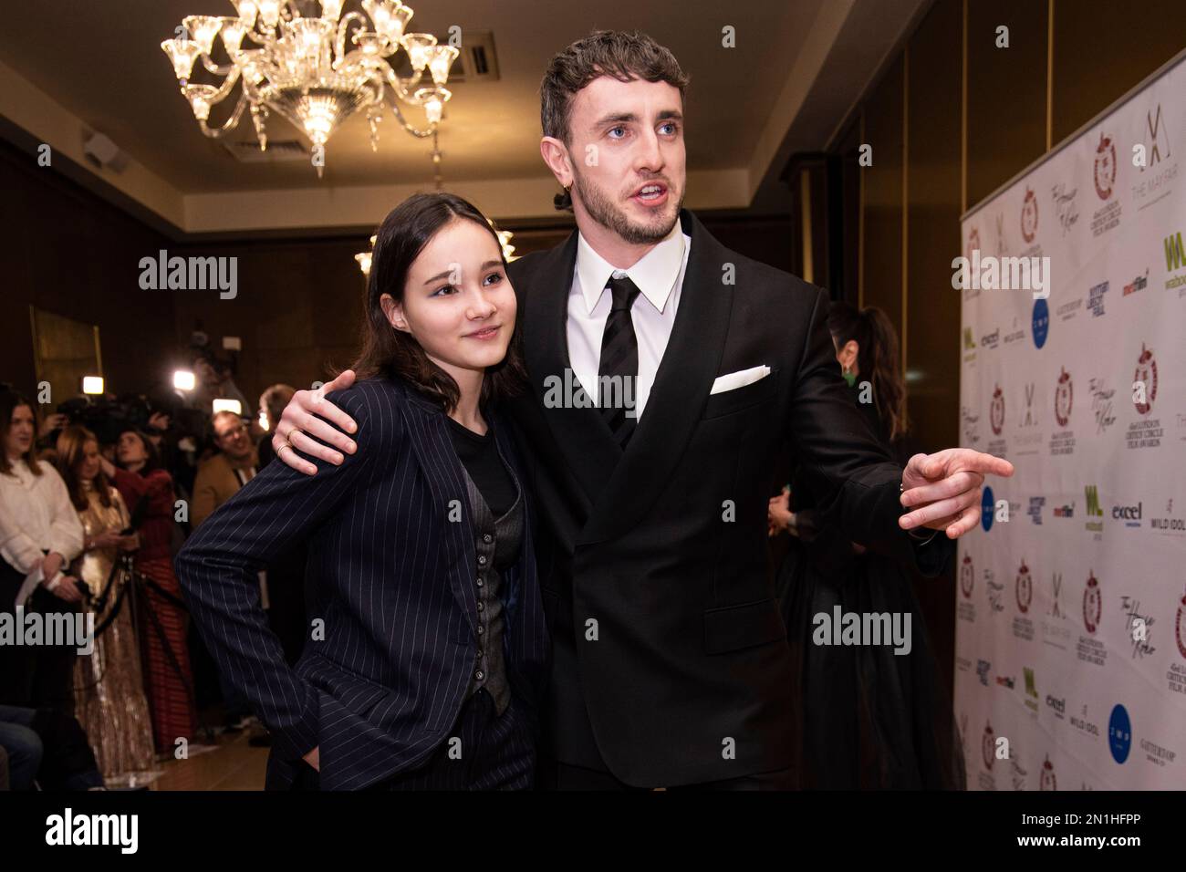 Frankie Corio and Paul Mescal pose for photographers upon arrival at ...