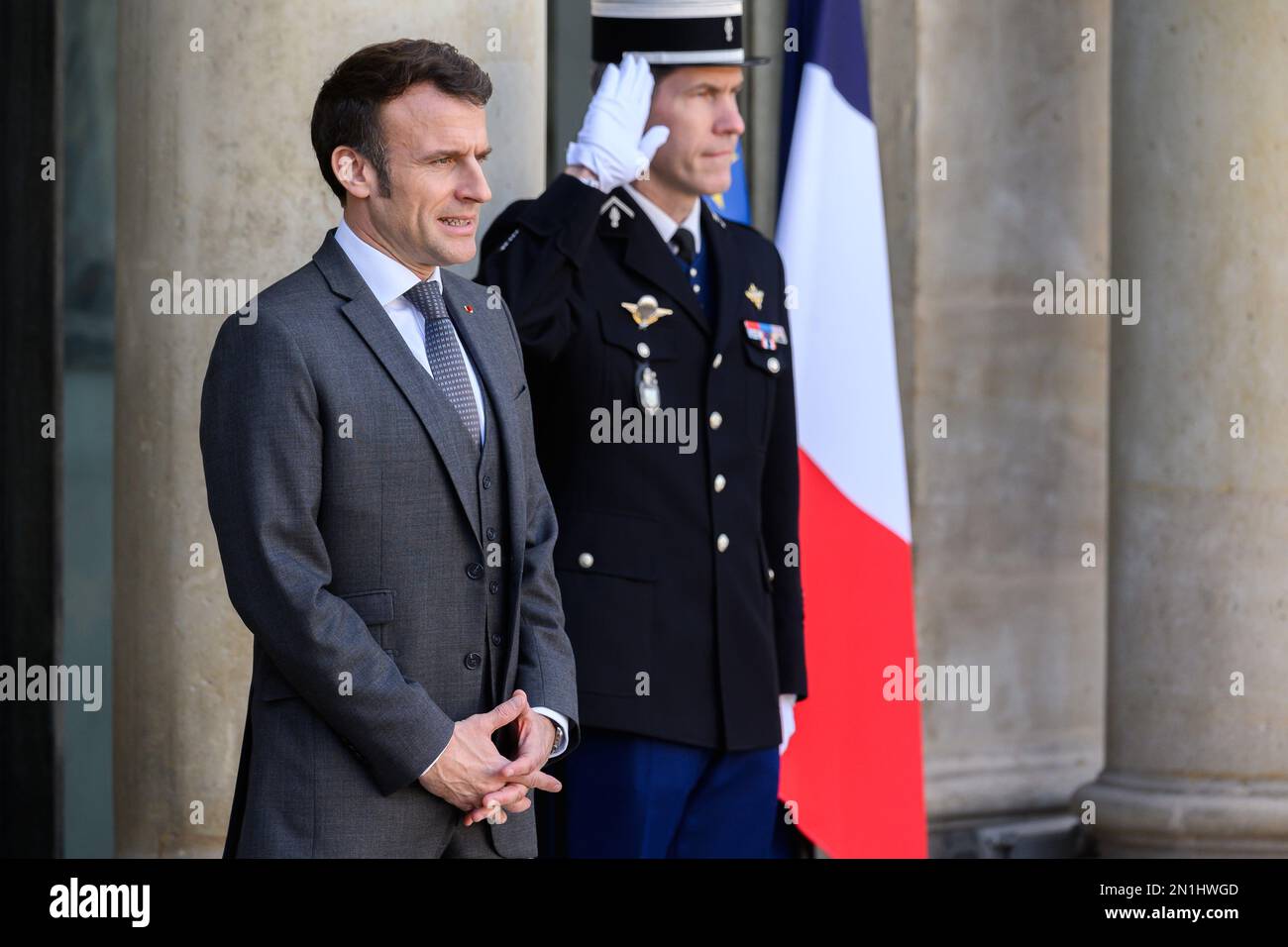 Paris, France. 06th Feb, 2023. Julien Mattia / Le Pictorium - President ...