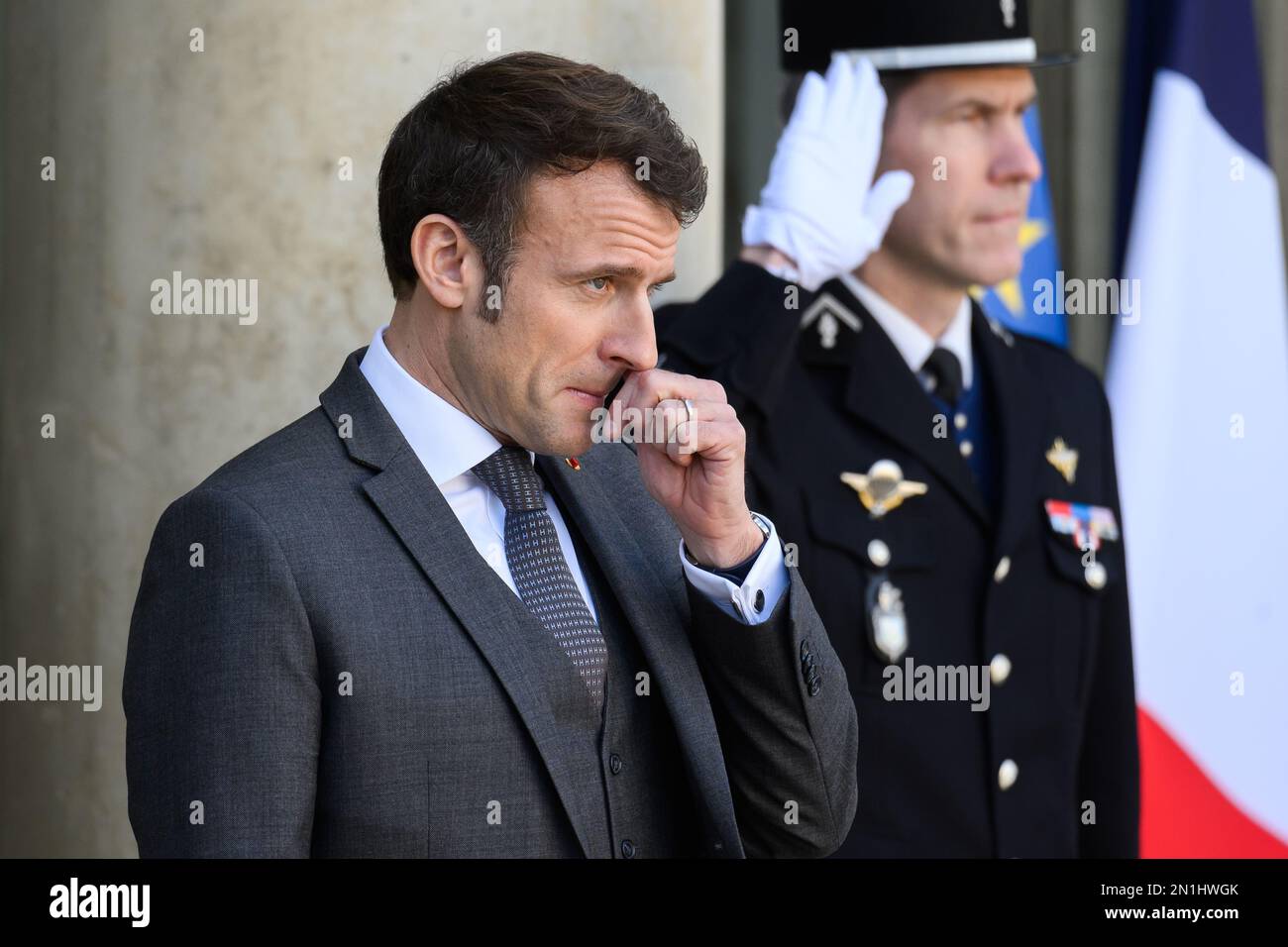 Paris, France. 06th Feb, 2023. Julien Mattia / Le Pictorium - President ...