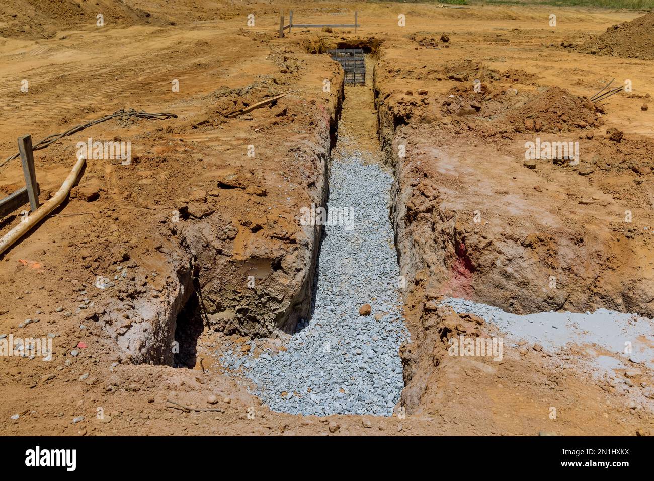 During construction of new house we prepared trenches in order to pour ...