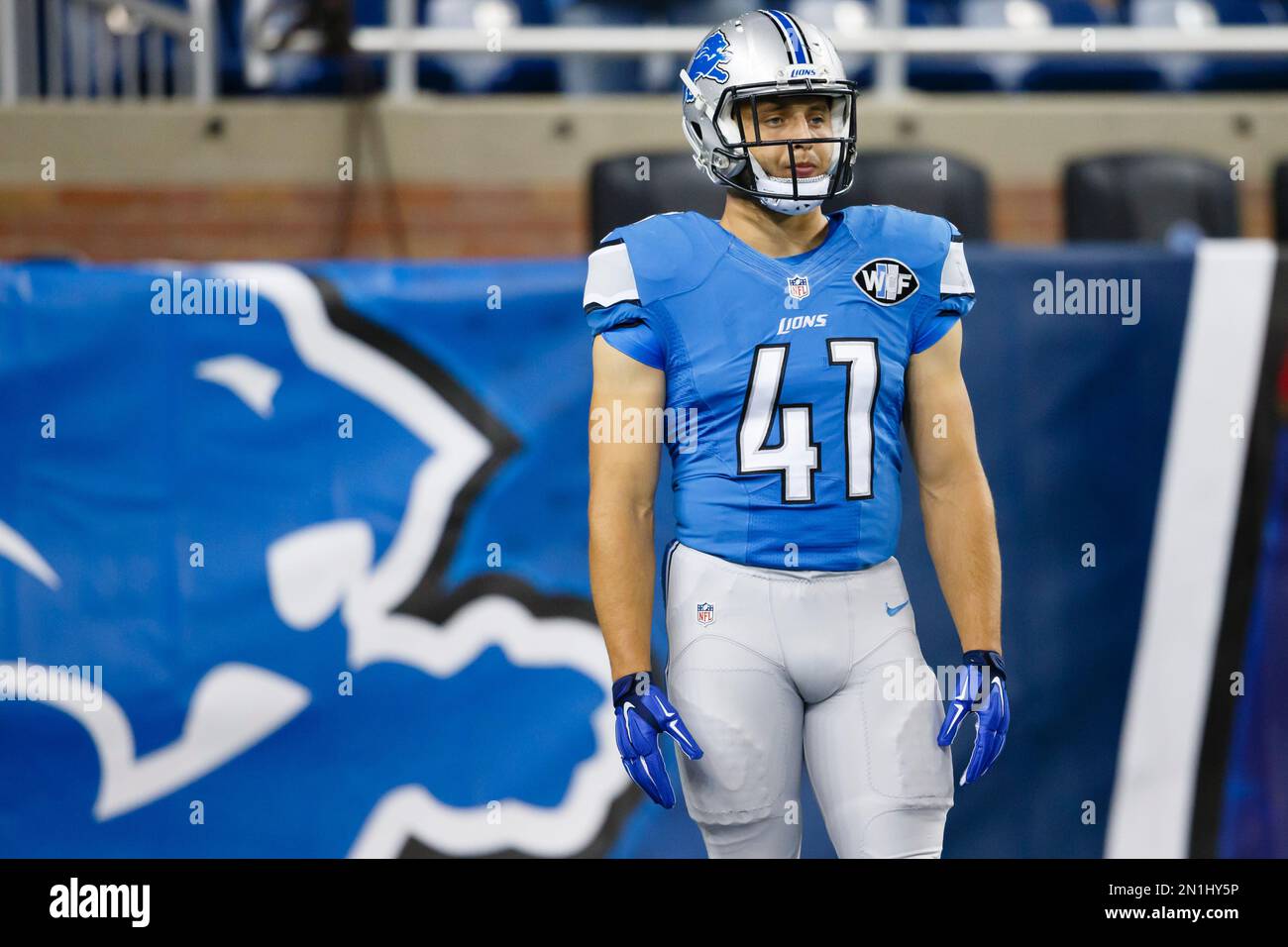 Detroit Lions running back Zach Zenner (41) before an preseason NFL ...