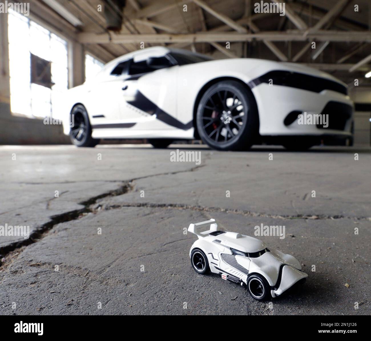 A Star Wars decorated Dodge Charger modeled after a First Order ...