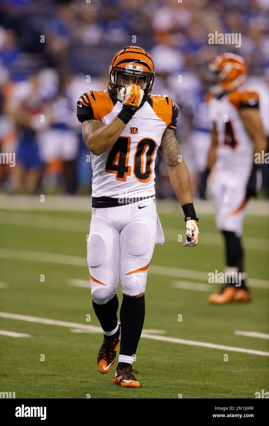 Cincinnati Bengals' Derron Smith (40) in action during the first half ...