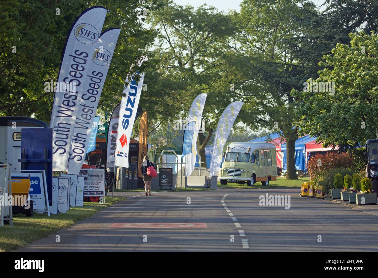Empty fairground england hi-res stock photography and images - Alamy