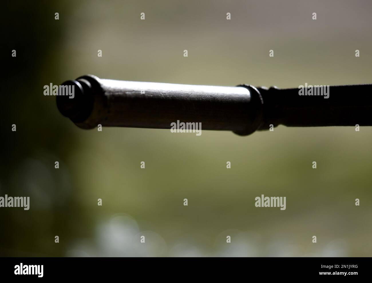 Antique farming equipment lever closeup Stock Photo - Alamy