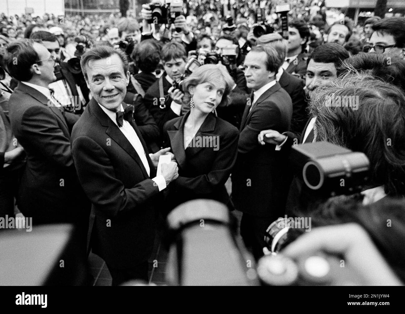 German actor Curd Jurgens and his wife Margie Schmitz are pictured at ...