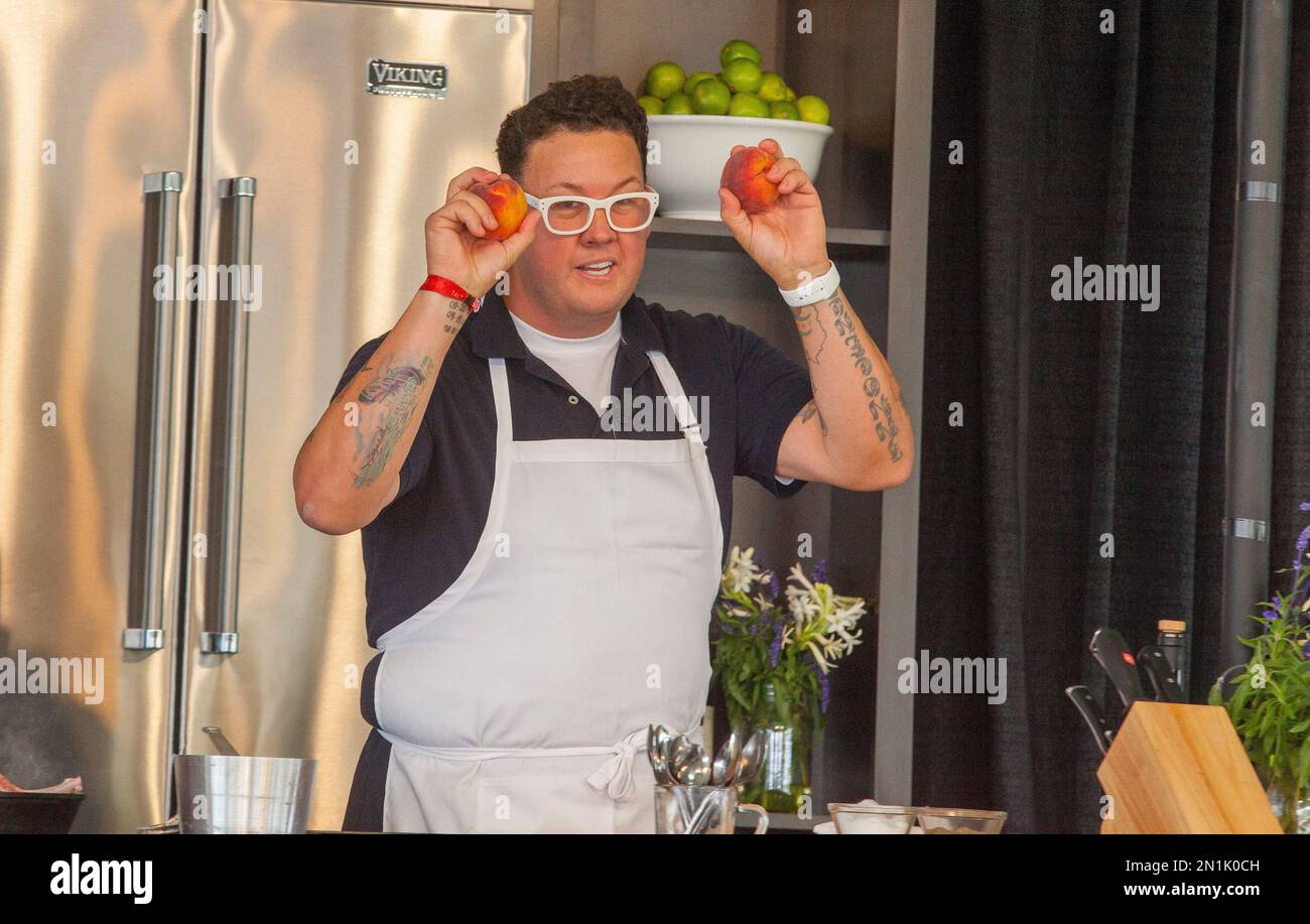 Chef Graham Elliot at the “Chops and Balances” session, during the ...
