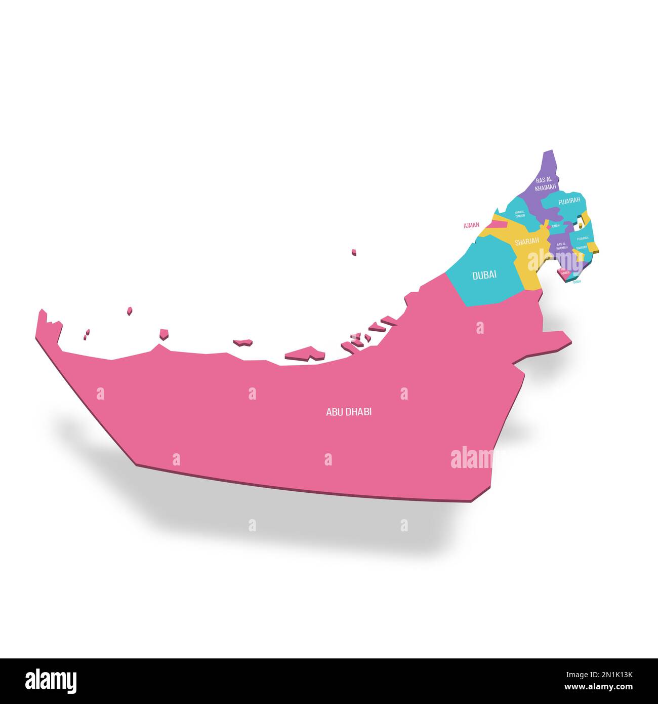 Uae Political Map