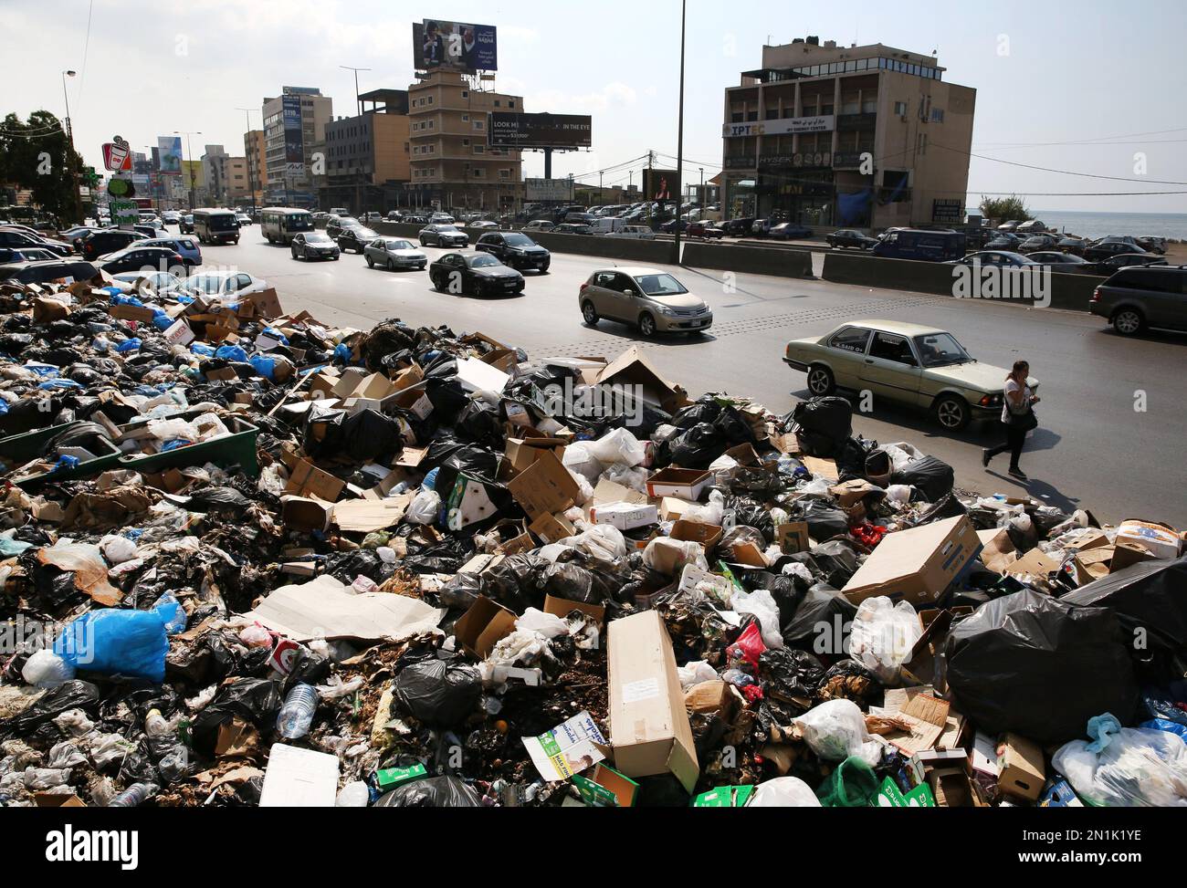 FILE - In this Wednesday, Aug. 26, 2015, file photo, Lebanese citizens ...