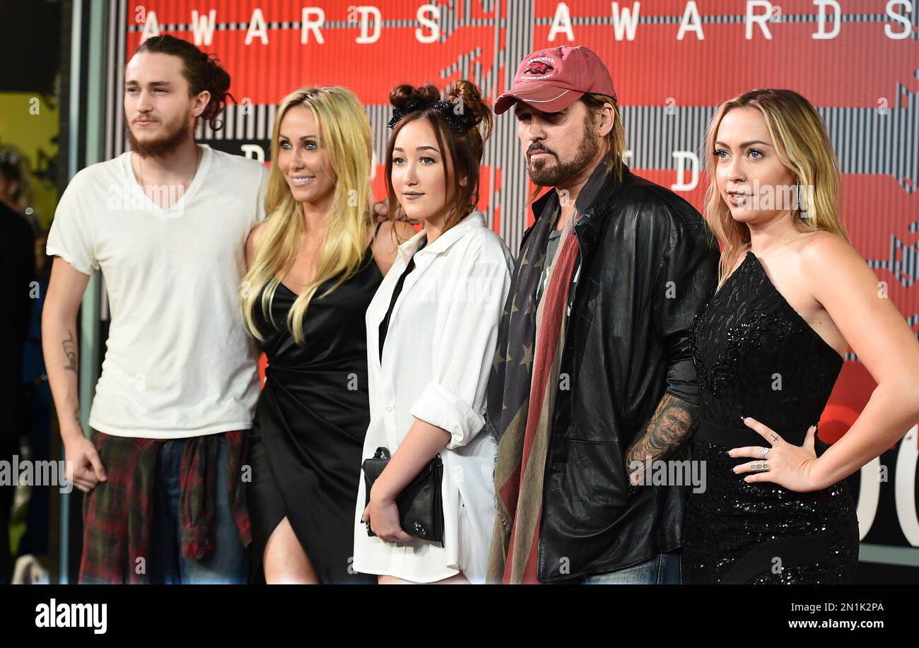 Braison Cyrus, from left, Tish Cyrus, Noah Cyrus, Billy Ray Cyrus and ...