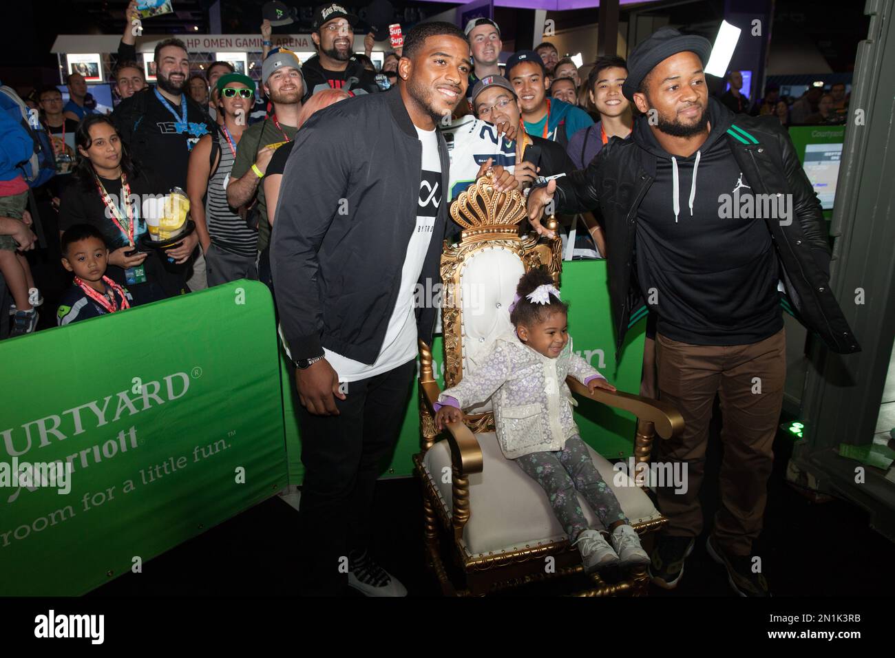 IMAGE DISTRIBUTED FOR COURTYARD BY MARRIOTT - NFL stars Bobby Wagner ...