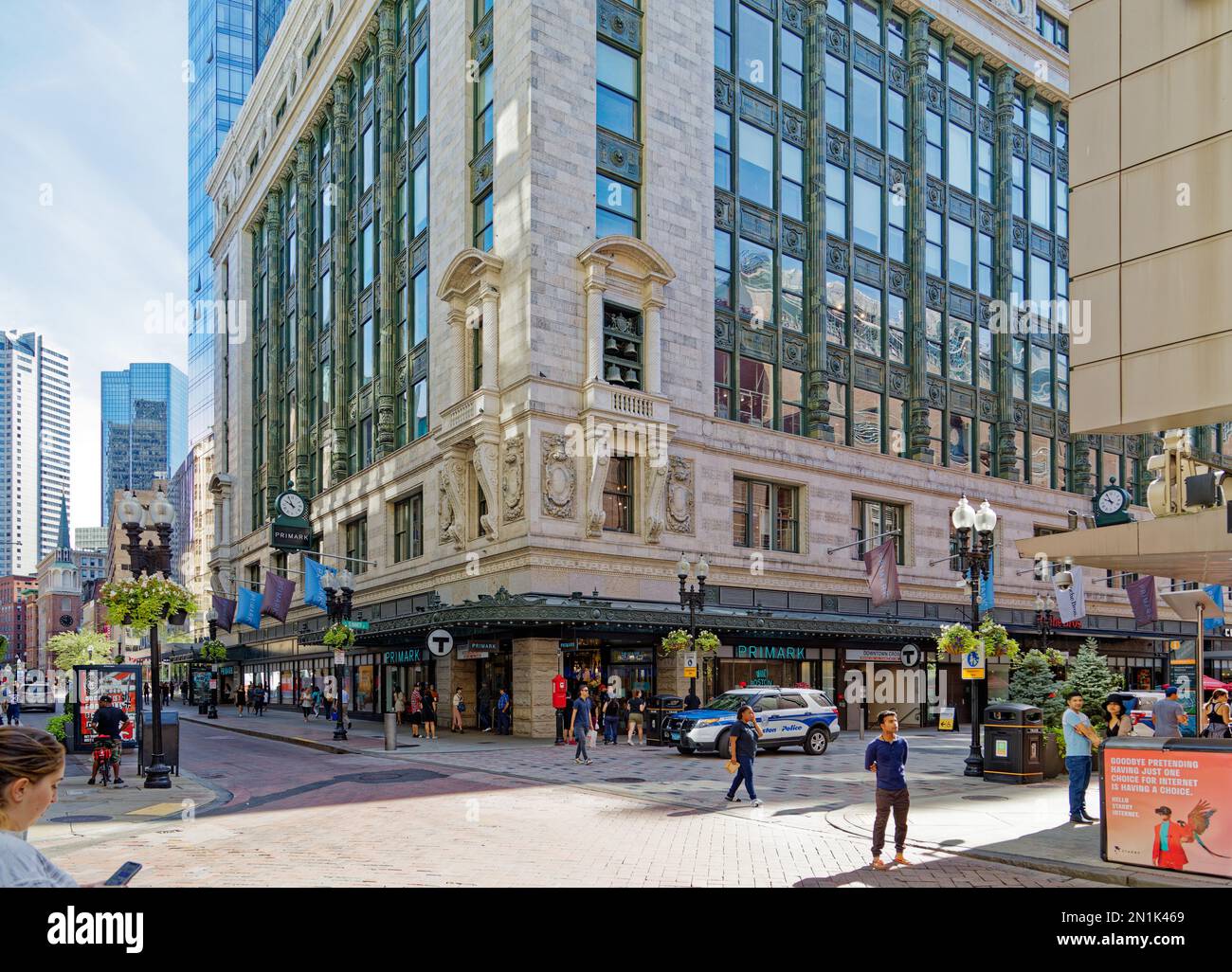 Boston Downtown: Burnham Building, built in 1912 as Filene’s department ...