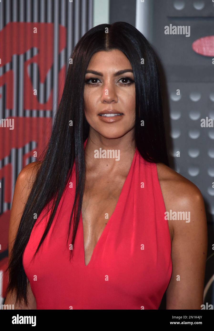 Courtney Jenner arrives at the MTV Video Music Awards at the Microsoft ...