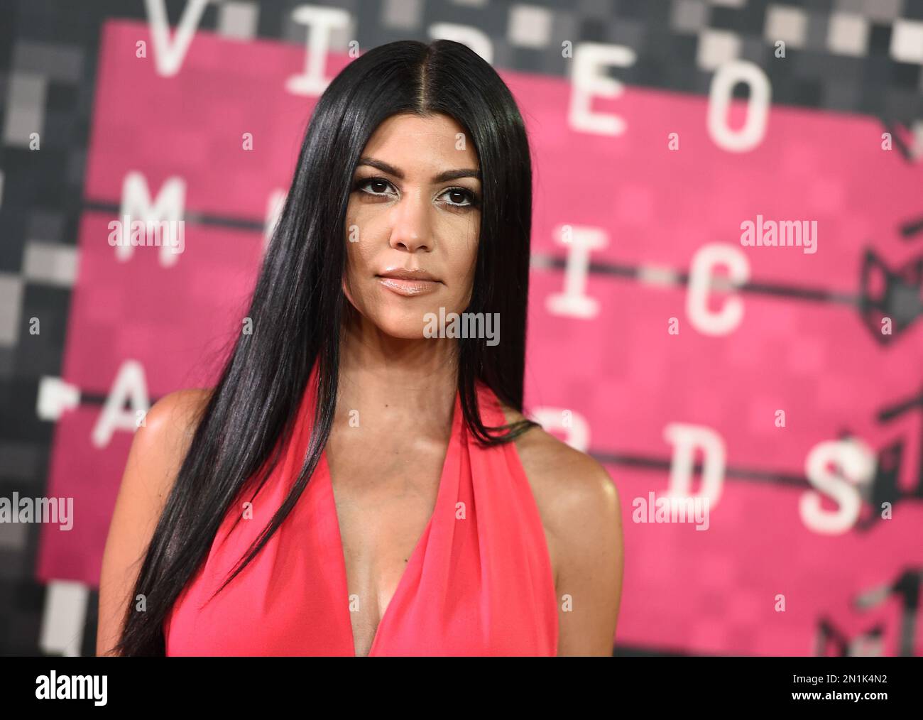 Courtney Jenner arrives at the MTV Video Music Awards at the Microsoft ...