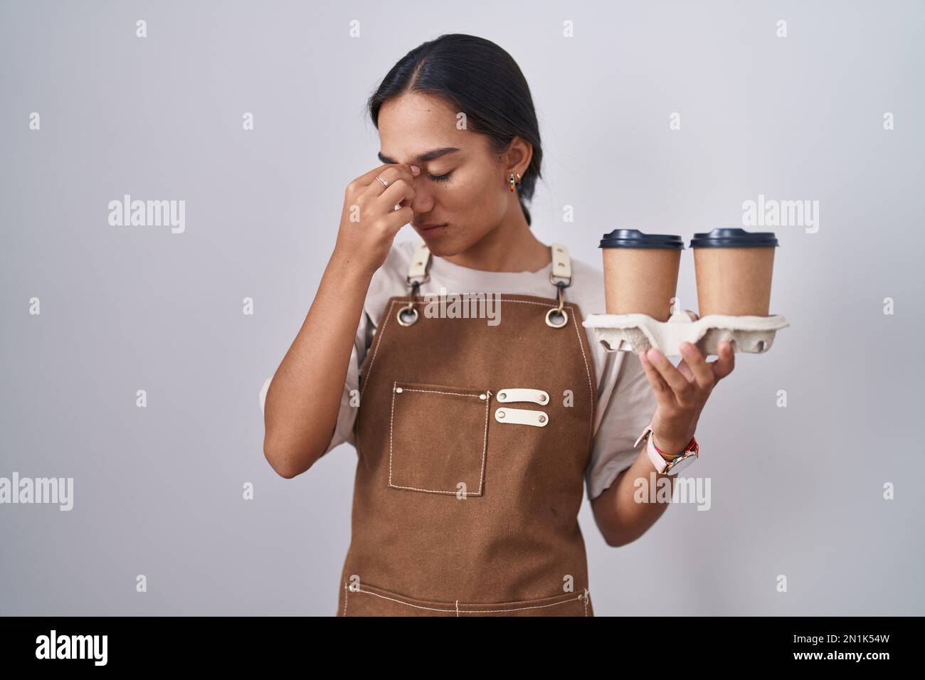 Exhausted waitress hi-res stock photography and images - Alamy