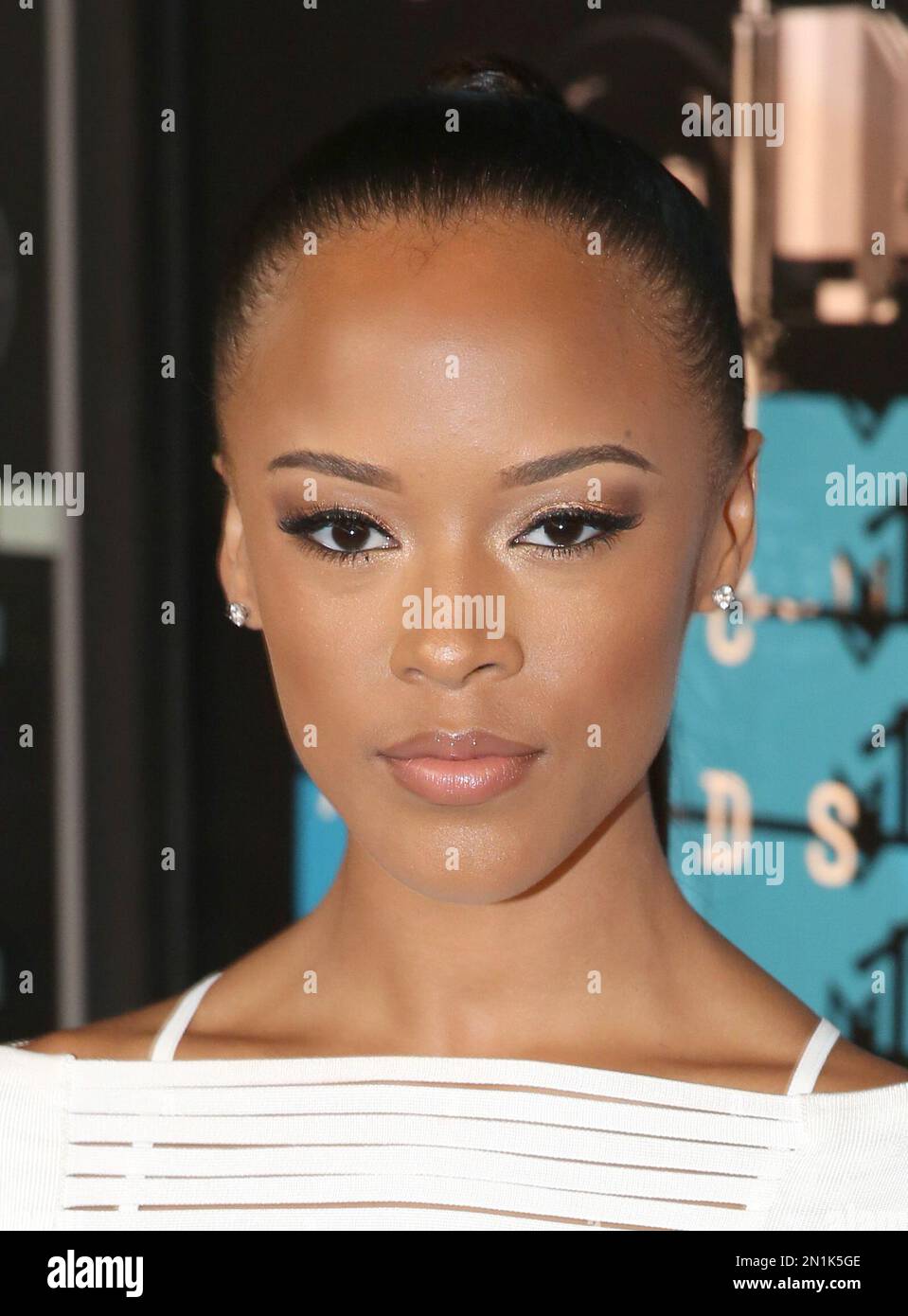 Serayah arrives at the MTV Video Music Awards at the Microsoft Theater ...